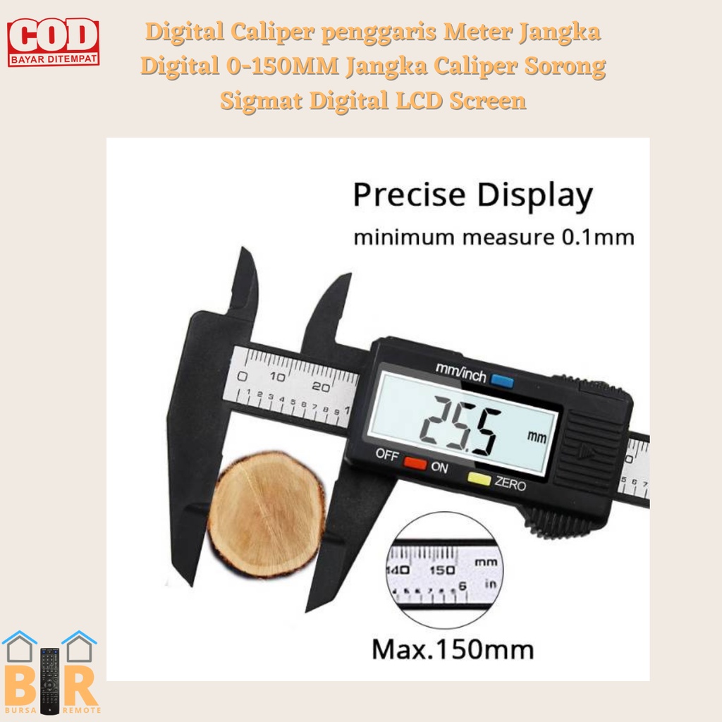 Jual Digital Caliper Meter Jangka No Digital 0-150MM Jangka Caliper Sorong Sigmat Digital LCD ...