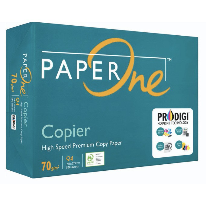 Jual KERTAS HVS FOTOKOPI PAPERONE 1 RIM 70 GSM Q4 KWARTO KUARTO PRINT ...