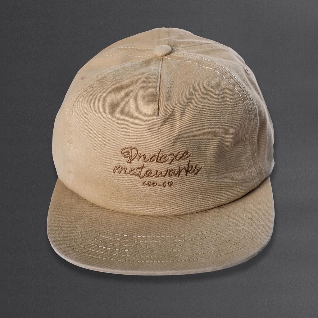 Jual DND EXE Topi Pria Motorworks Khaki | Shopee Indonesia