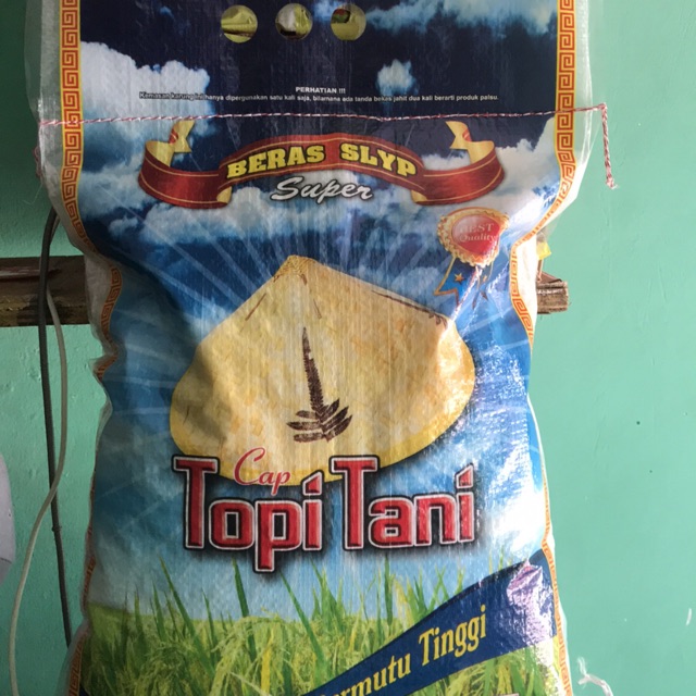 Jual Beras Cap Topi Tani 5 kg | Shopee Indonesia