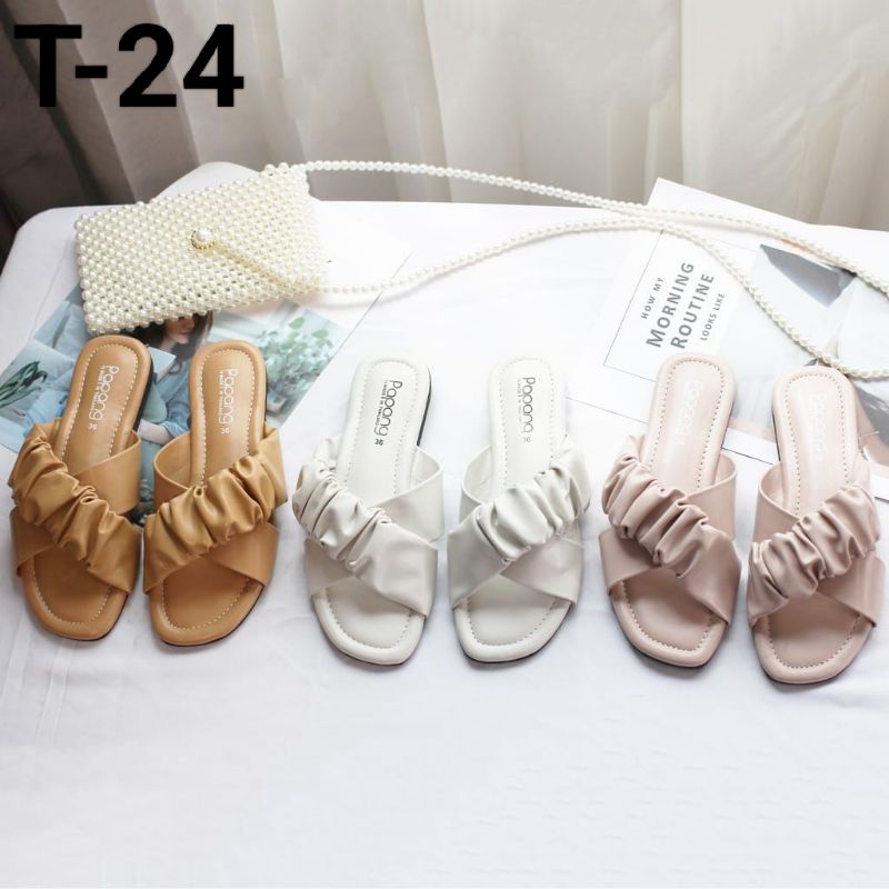 Jual SANDAL TEPLEK WANITA MOTIF T24 | Shopee Indonesia