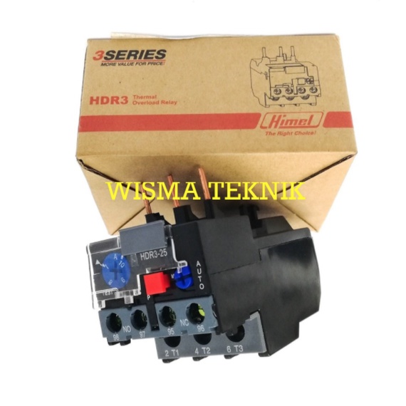 Jual THERMAL OVERLOAD RELAY TOR HDR3-25 Range 2.50 - 4.0 HIMEL | Shopee ...