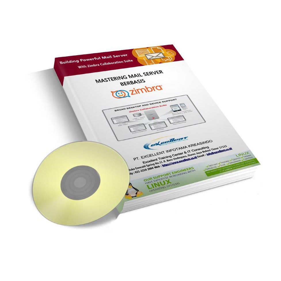 Jual Paling Murah!! Buku Mastering Zimbra Mail Server+Cd/Dvd+Support ...