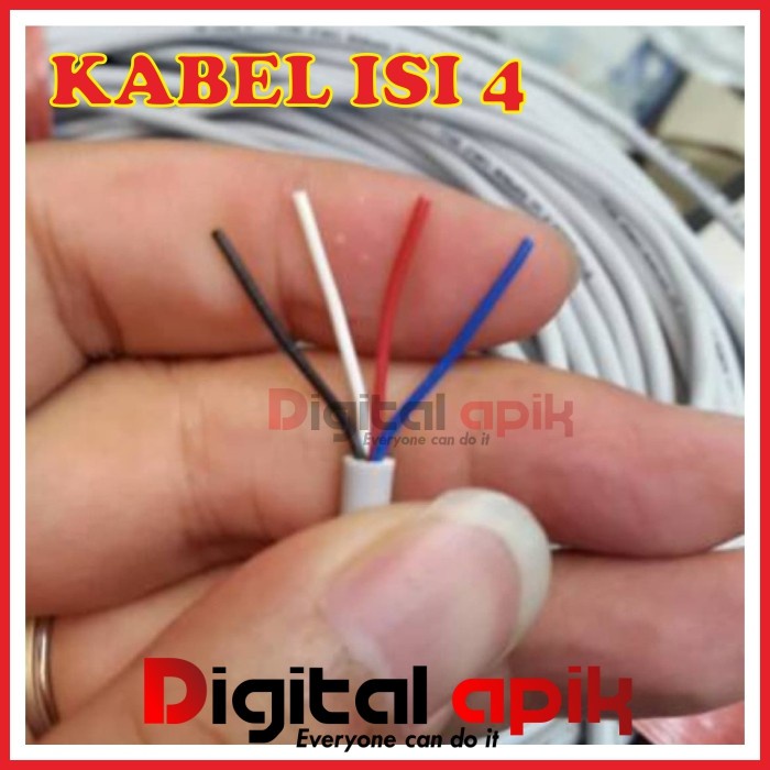 Jual Kabel isi 4 Tunggal 0.5mm Cocok untuk Sensor Arduino per meter ...