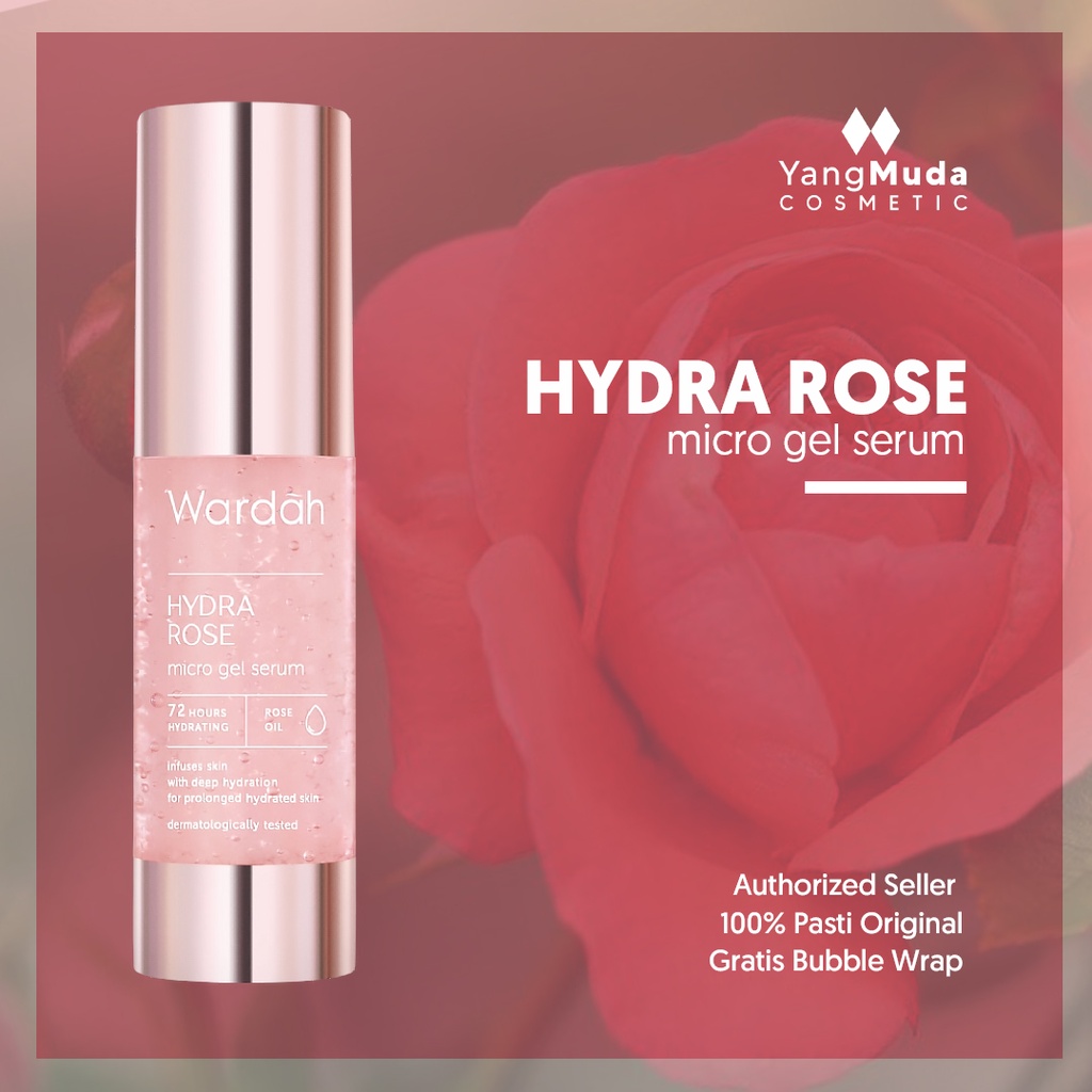 Jual Wardah Hydra Rose Micro Gel Serum 30ml | Shopee Indonesia