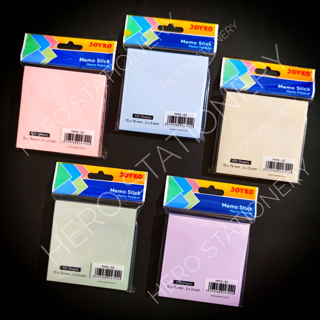 Jual Joyko sticky note memo stick kertas joyko warna morandi pastel ...