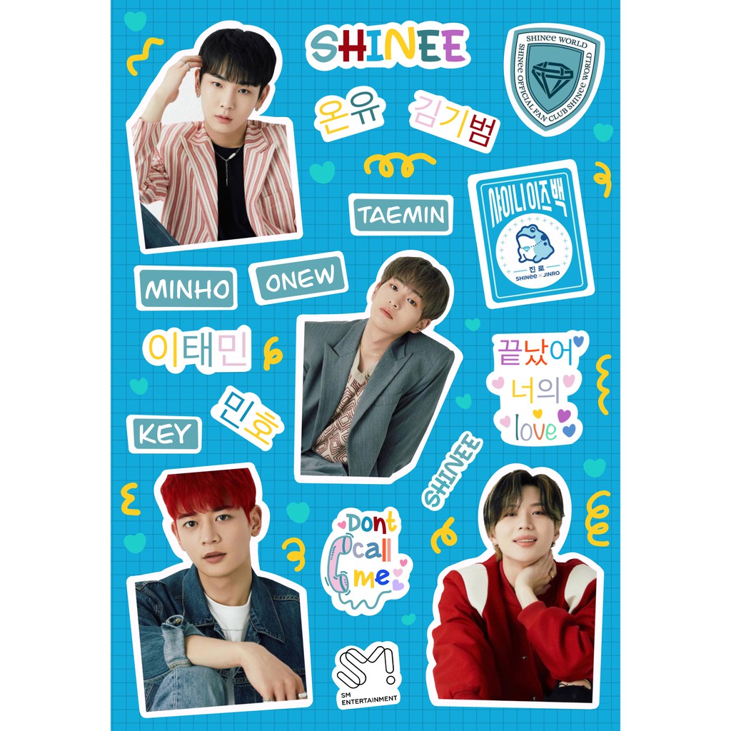 Jual Sticker Kpop Tumblr Cute l Sticker SHINee Don't Call Me / SHINee ...