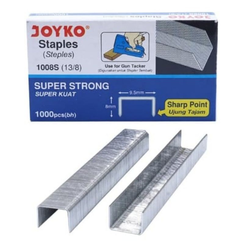 Jual Staples JOYKO 1008S isi hekter stapler jilid gun tacker refill ...