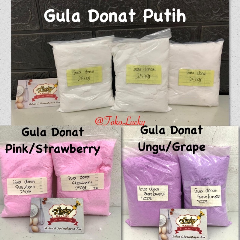 Jual Gula Donat / Donut Dusting Varian Rasa Repack (250gr) | Shopee ...