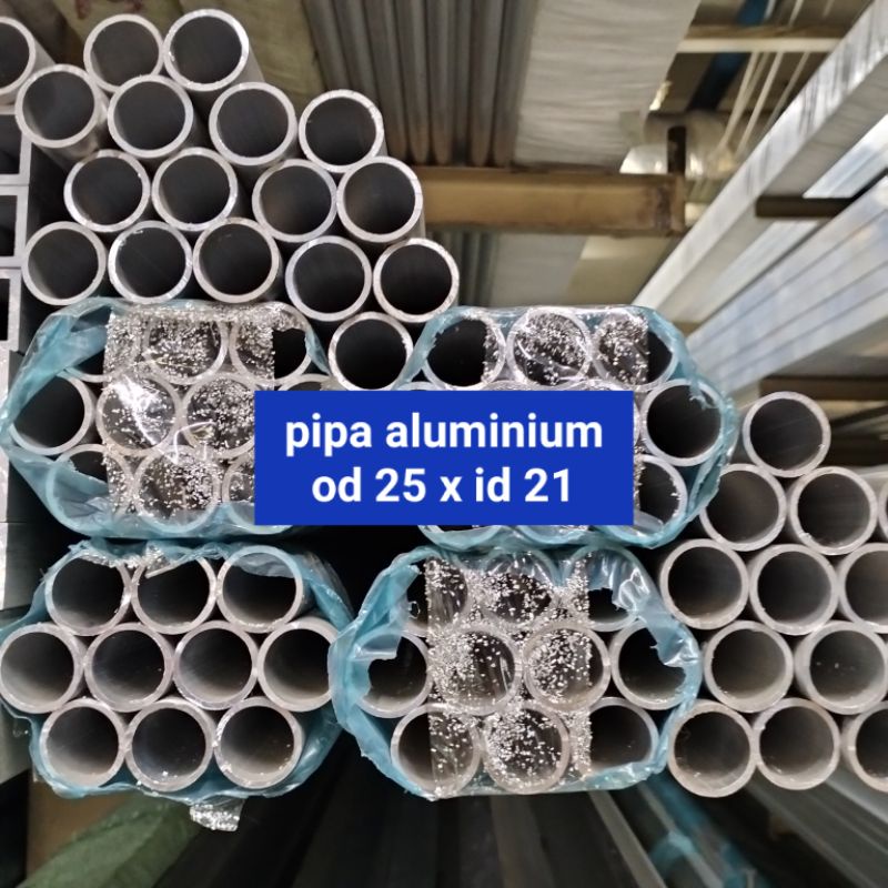 Jual Pipa Aluminium od 25 x id 21 / pipa alumunium harga per 10cm ...
