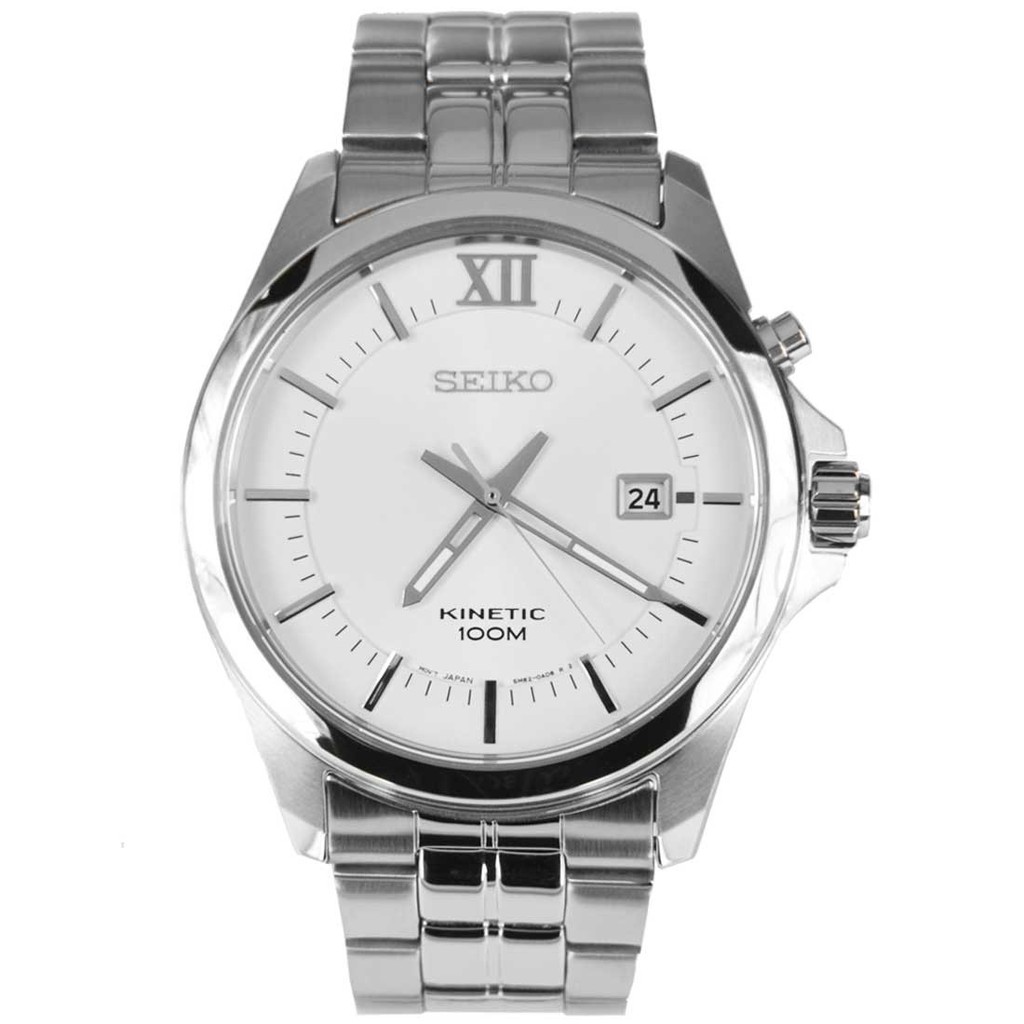 Jual SEIKO Kinetic Jam Tangan Pria SKA571P1 - Stainless Steel - Silver | Shopee Indonesia