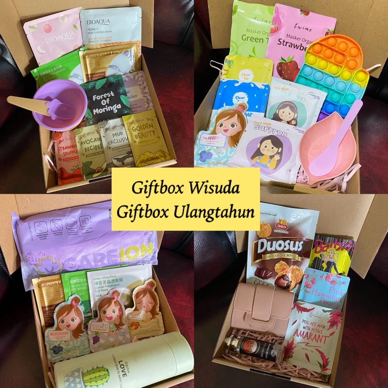 Jual HADIAH WISUDA/GIFTBOX SKINCARE/KADO ULANGTAHUN/KADO SEMPRO/HAMPERS ...