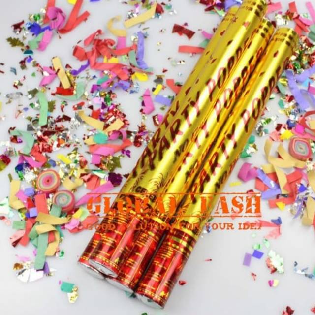Jual Poper party 30 cm / confetti / confetty / party poper / confetti ...