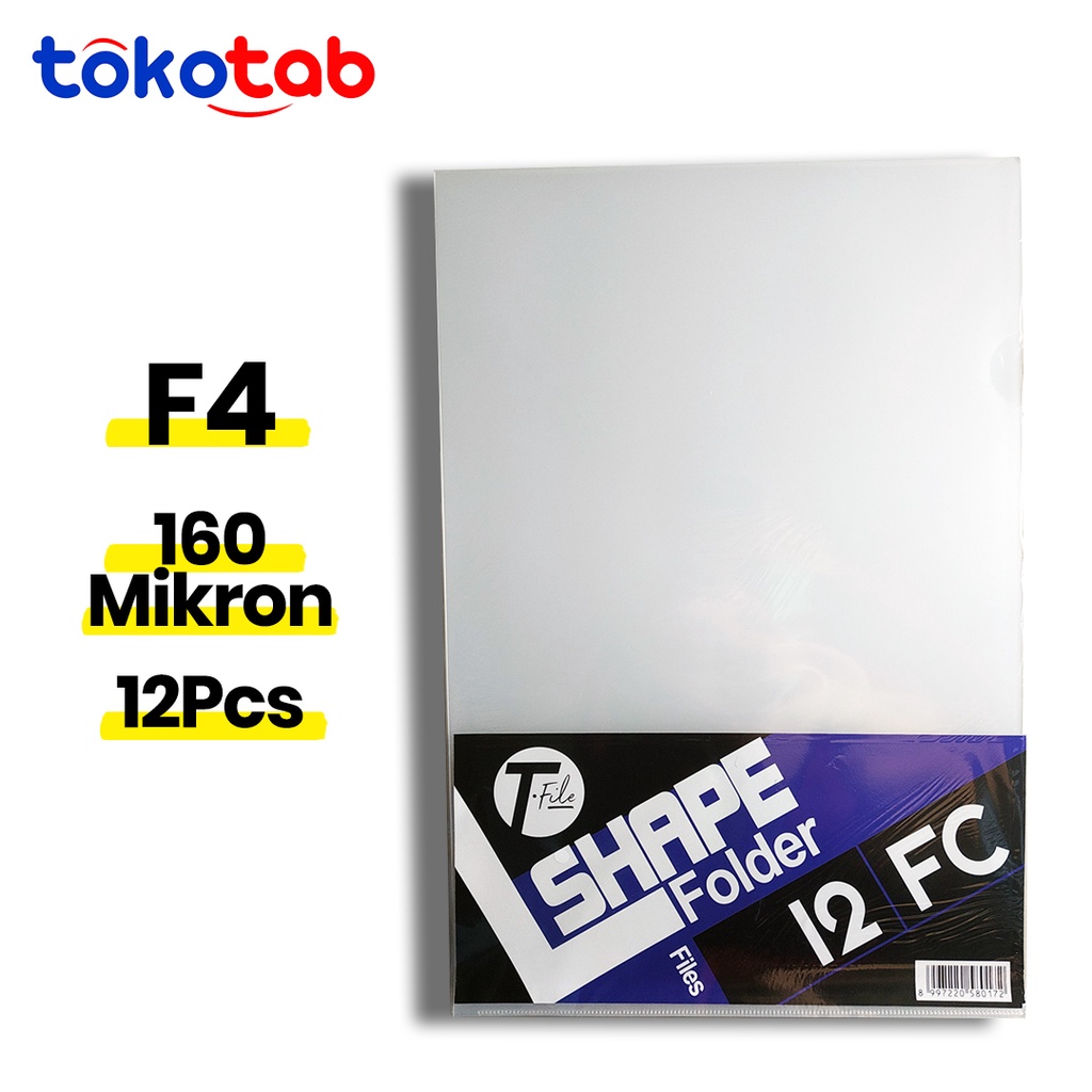 Jual Tokotab - Map Plastik L/ Clear Holder Warna Warni T-FILE Folio 12 ...
