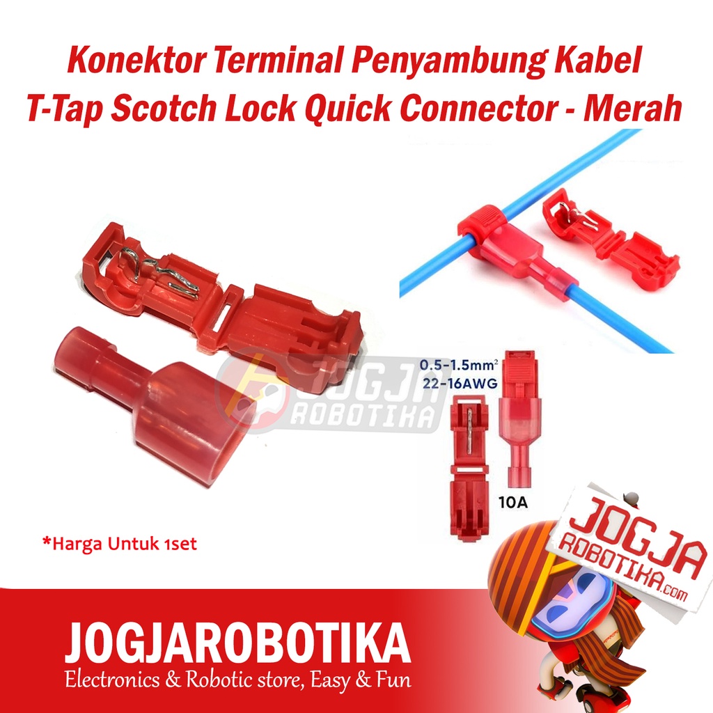 Jual Konektor Terminal Penyambung Kabel T-Tap Scotch Lock Quick ...