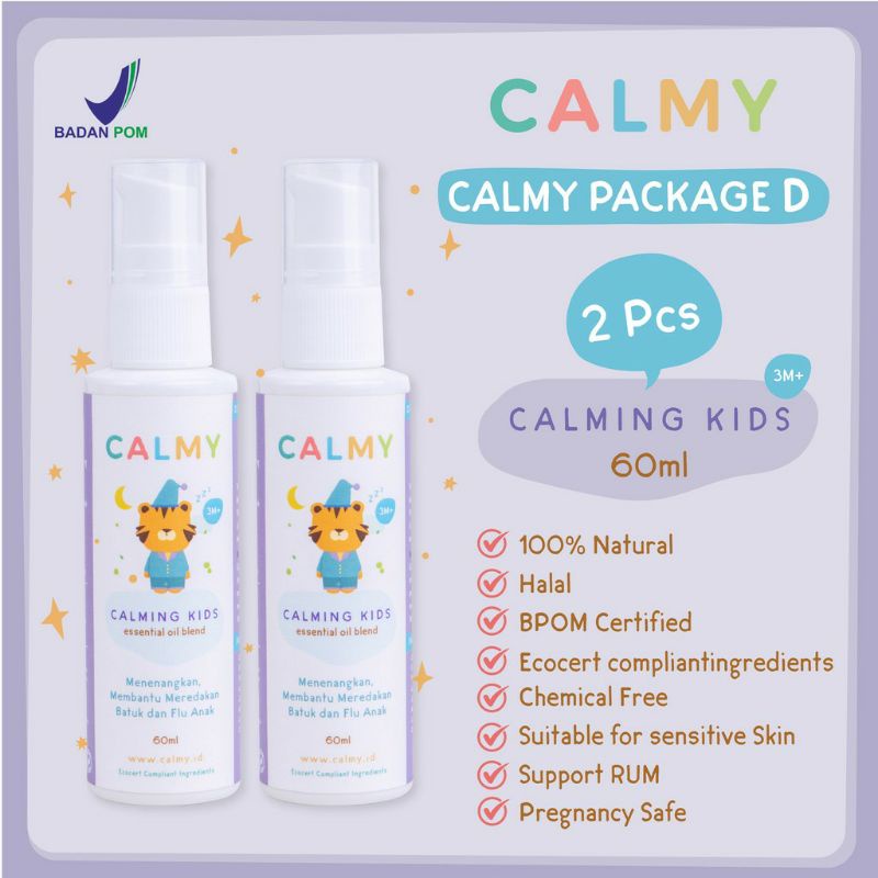 Jual Efektif Menurunkan Demam Batuk dan Pilek Anak - 2 Pcs Calming Kids ...