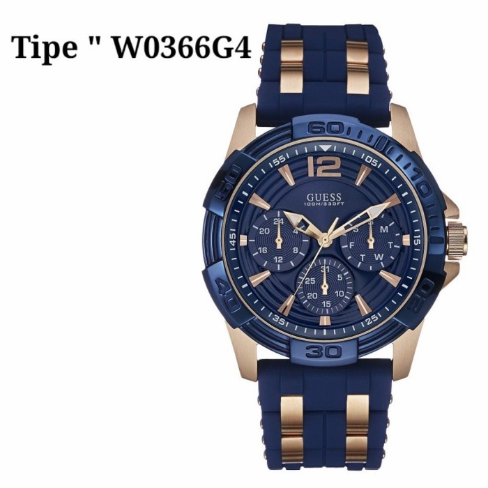 Jual Jam Tangan Pria Merk Guess Original Tipe W0366G4 Baterai | Shopee ...