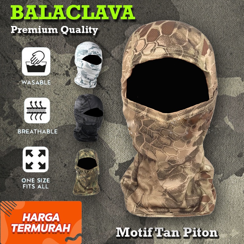 Jual Balaclava Masker Buff Motor Sarung Kepala Full Face Bandana Motif ...