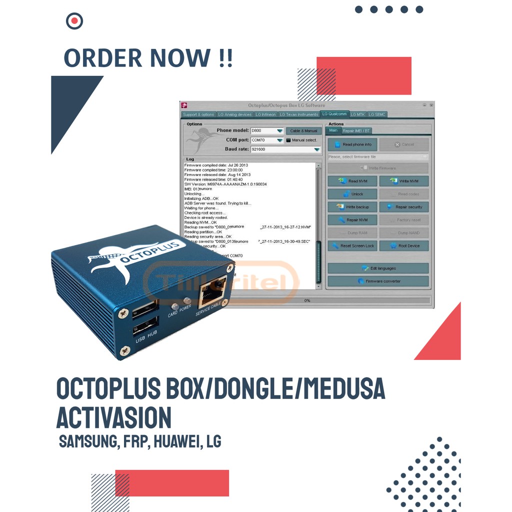 Jual AKTIVASI OCTOPUS BOX/DONGLE/MEDUSA | Shopee Indonesia