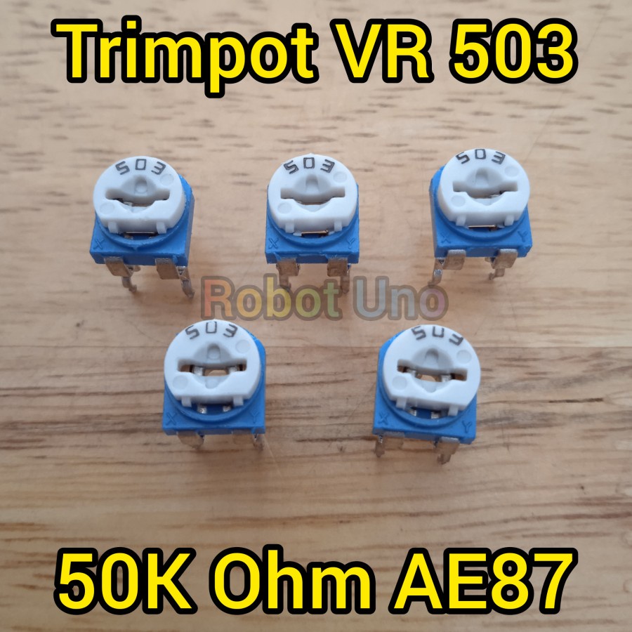 Jual Trimpot Variabel Resistor 503 VR 50K Ohm AE87 | Shopee Indonesia