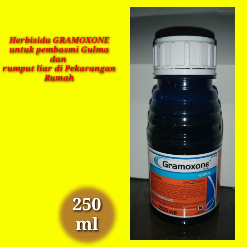 Jual GRAMOXONE 276SL HERBISIDA RACUN PEMBASMI RUMPUT DAN GULMA 250 ML ...