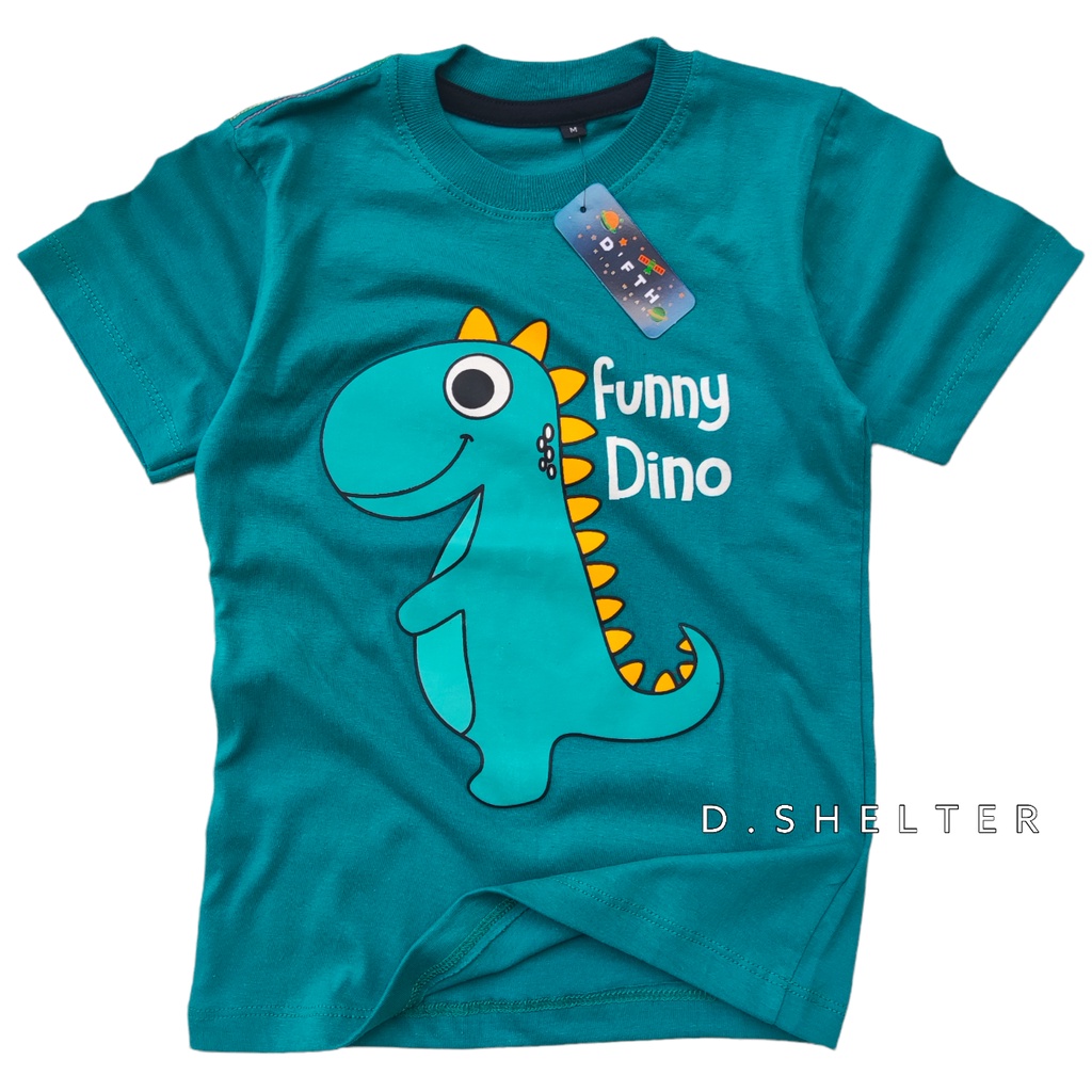Jual KAOS ANAK D'FTH TOSCA T-REX / KAOS ANAK DINO T-REX / KAOS ANAK ...