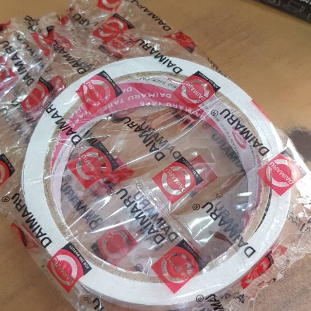 Jual Double tape solatip bolak balik 2 sisi 1inch 24mm | Shopee Indonesia