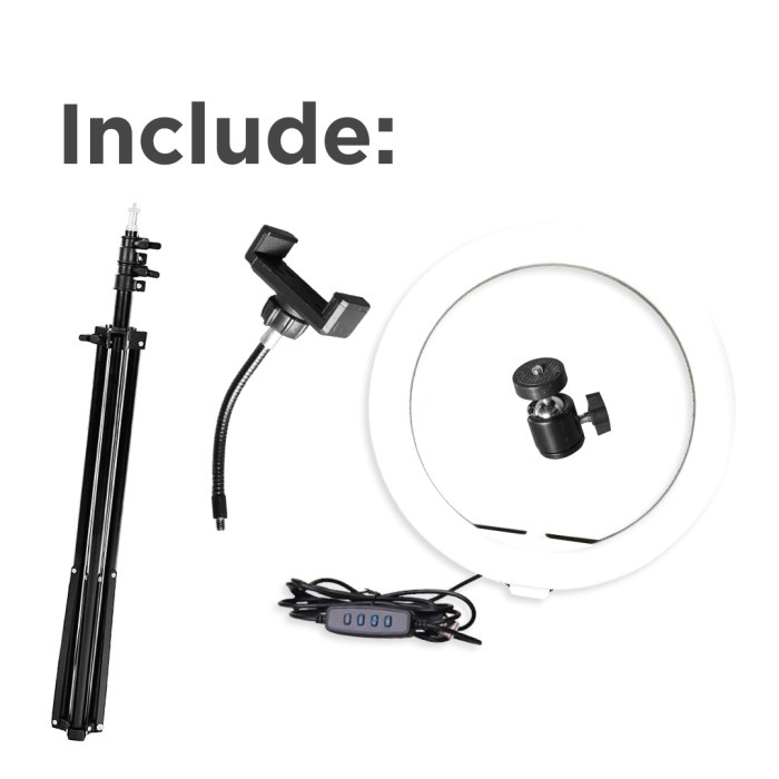 Jual Coretech Lumen Ring Light Stand Tripod Lampu Selfie Tiktok Vlog ...