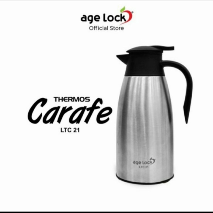 Jual Age Lock Termos Air Thermos Carafe 2000ml 2L LTC 21 - Clear ...