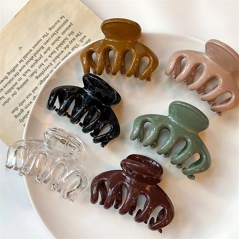 Jual Jepitan Rambut Jedai Besar 8 cm Cakar Lima/ Jepitan Badai Gigi 5 Jari Lebar Jumbo | Shopee ...