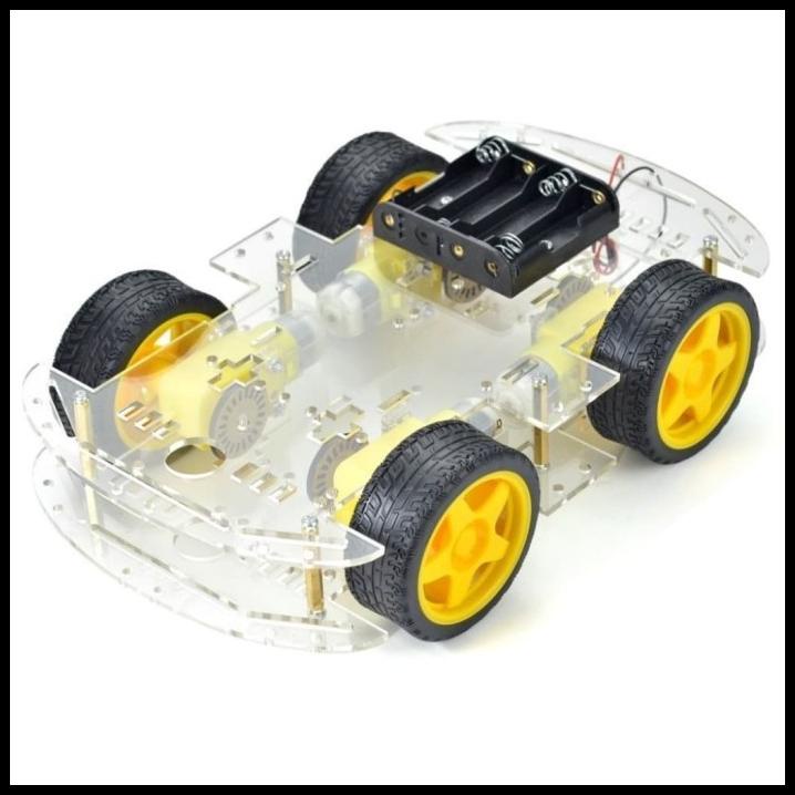 Jual KIT SMART CHASSIS CHASIS 4WD ROBOT CAR MOBIL ARDUINO RASPBERRY ...