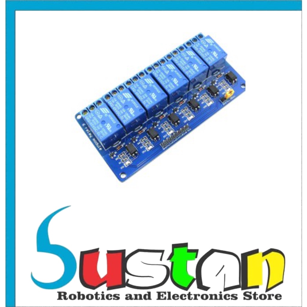 Jual RELAY 5V 6 CHANNEL MODULE WITH OPTOCOUPLER LED FOR ARDUINO ...