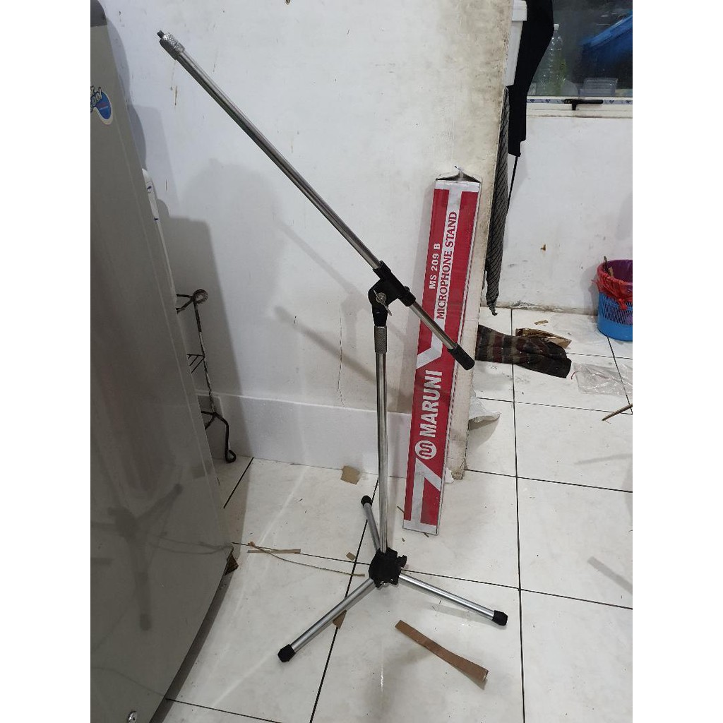 Jual STAND MIK TIANG MIC MARUNI MS 209 B PANJANG TANPA HOLDER MIC ...