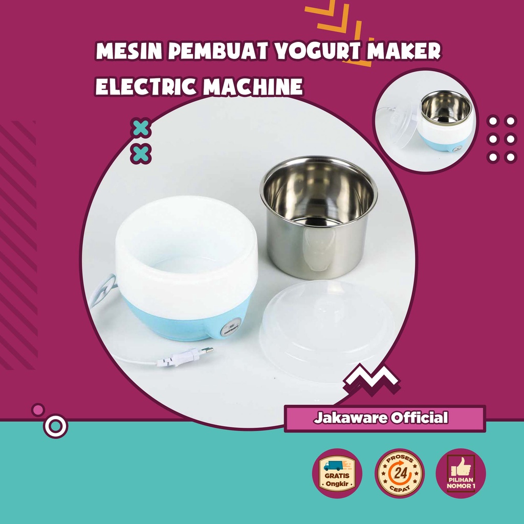 Jual MESIN PEMBUAT YOGURT MAKER ELECTRIC MACHINE ALAT MEMBUAT YOGHURT ...