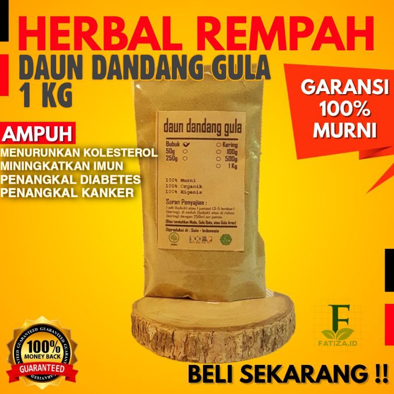 Jual DAUN DANDANG GULA GENDIS BUBUK TERBUKTI 100% MENINGKATKAN ...