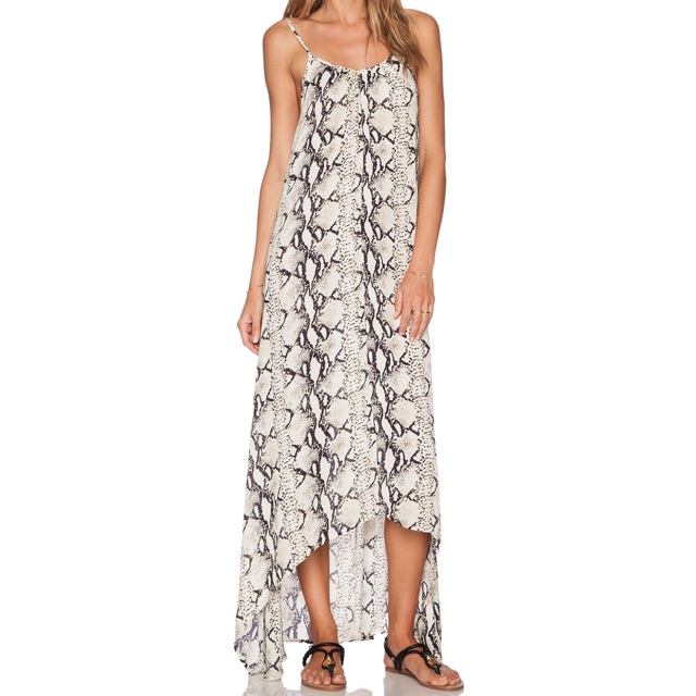 Jual Long Maxi Dress / revolve dupe / beach dress /tropical | Shopee ...