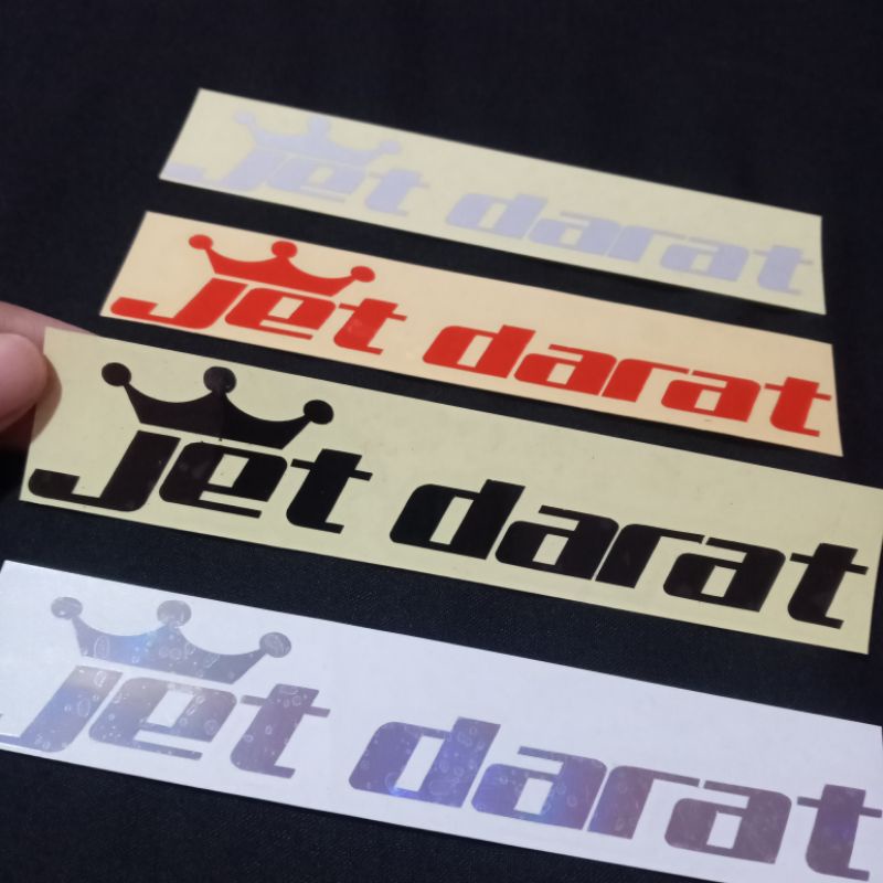 Jual STIKER CUTTING JET DARAT 15 CM X 3 CM CUTTING STICKER | Shopee ...