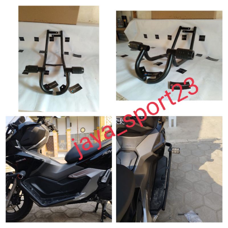 Jual crashbar Honda ADV 160 Tubular new ADV pelindung body ADV 160 ...