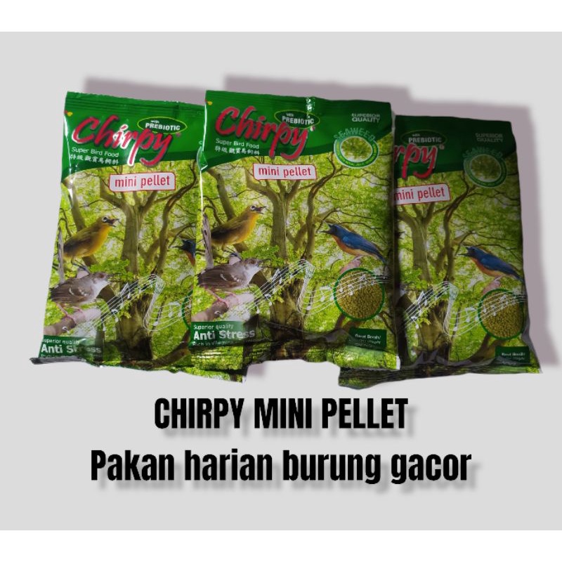 Jual READY CHIRPY MINI PELLET HIJAU SEAWEED (Pakan Harian) | Shopee Indonesia