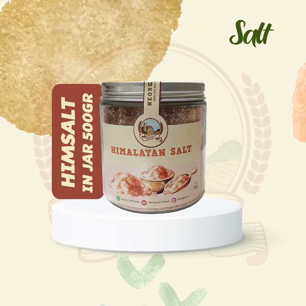 Jual Garam Himalaya / Himalayan Salt 500gr kemasan botol kaca | Shopee ...