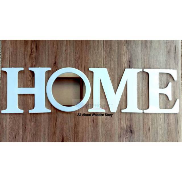 Jual H2 Pro Wooden letter HOME Kayu ukir Hiasan dinding home pajangan ...