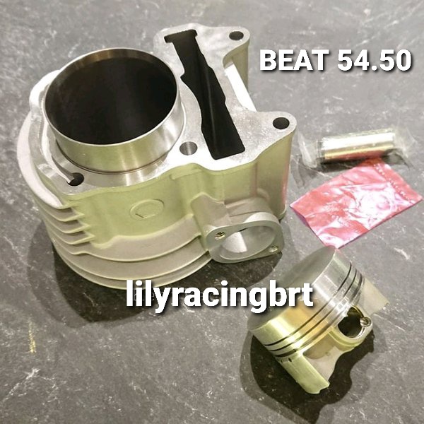 Jual BORE UP BEAT KARBURATOR ( BLOK CAST IRON + PISTON 54.5 ) BRT ...