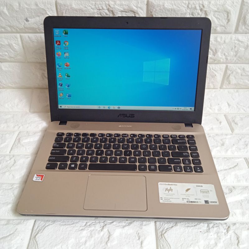 Jual ASUS X441BA Gold AMD A4-9125 ram 4/1TB | Shopee Indonesia