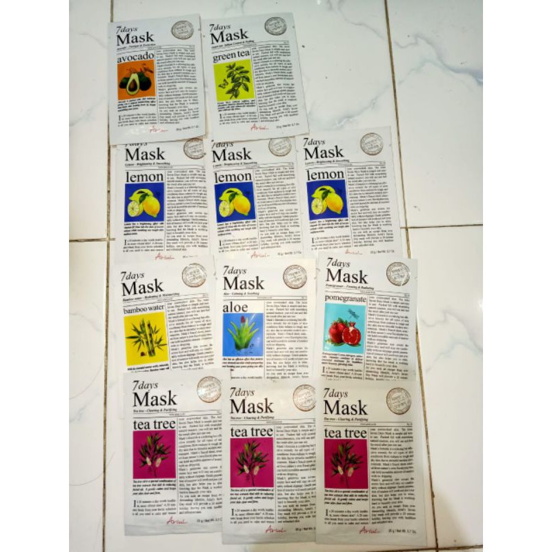 Jual Ariul 7days Mask Sheetmask | Shopee Indonesia
