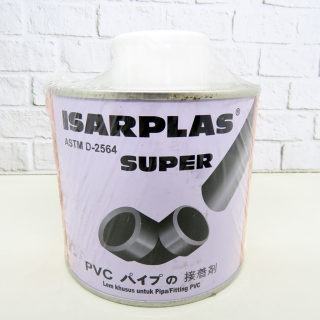 Jual Lem PVC Isarplas 400gr Lem Pipa Pralon Kaleng dengan Kuas | Shopee ...