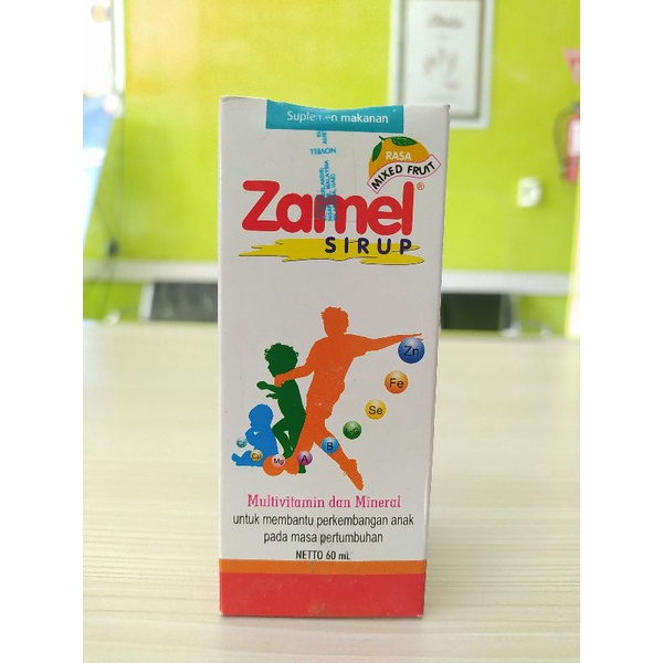 Jual ZAMEL SIRUP 60ml Multivitamin dan Mineral | Shopee Indonesia