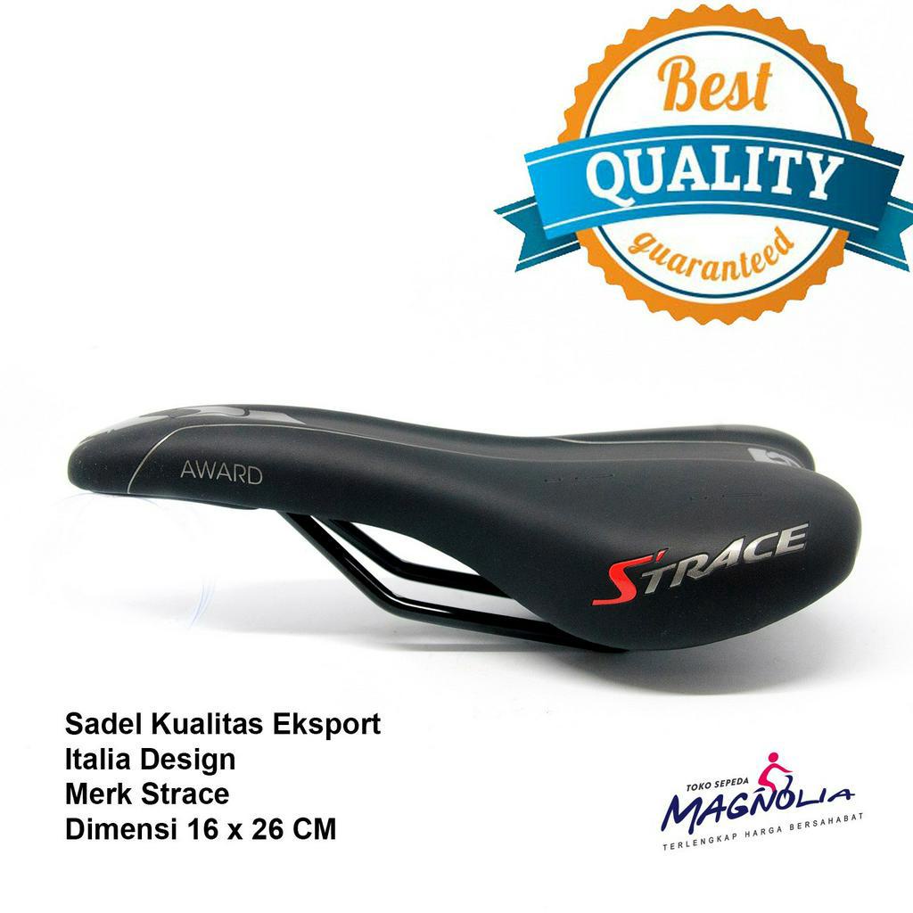 Jual Sadel Jok Sepeda MTB Gunung Fixie Empuk Merk Strace | Shopee Indonesia