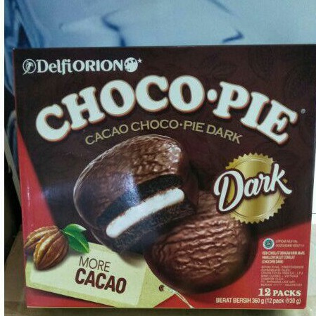 Jual Choco pie dark choco 360 Gr ( 12 pack ) | Shopee Indonesia