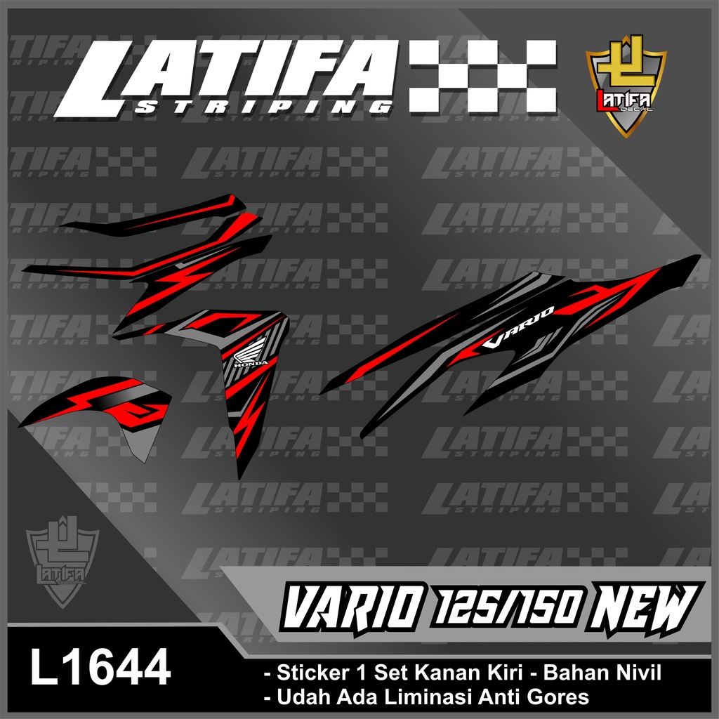 Jual L1644 STRIPING VARIO NEW 125/150 VARIASI SEMI FULL,striping vario ...