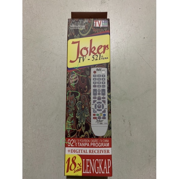 Jual Remote Joker TV 18 X / Remote TV Joker serbaguna / Remote Multi ...